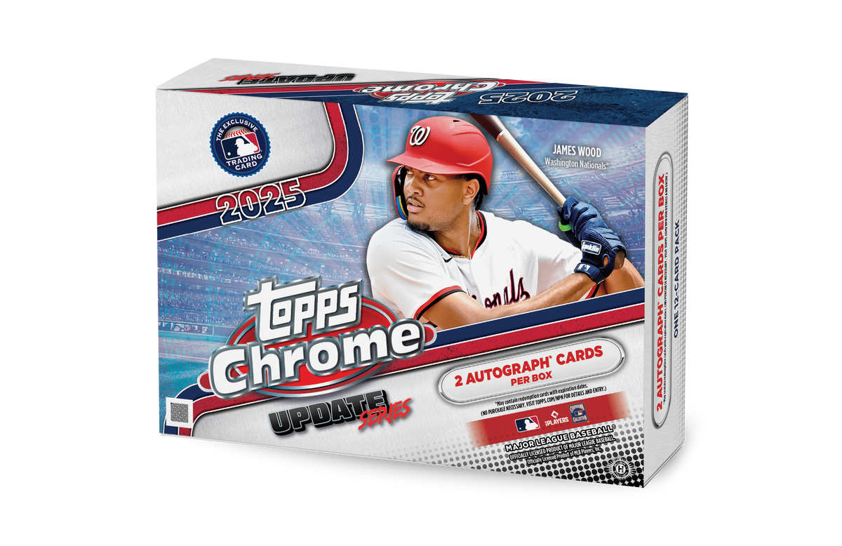 2025 Topps Chrome Update Series Baseball Breaker's Delight 6 Box Case ...