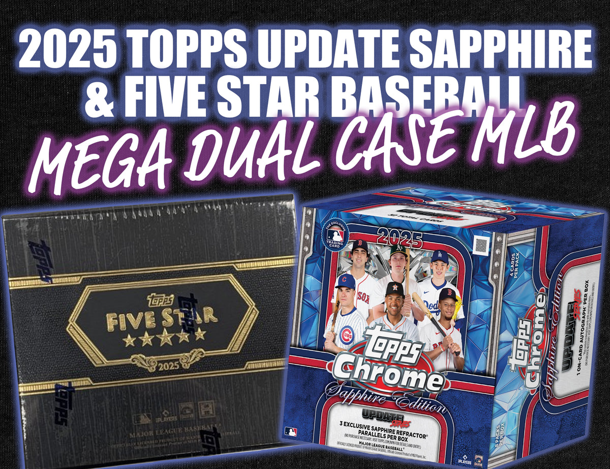 Mega Dual Case MLB - 2025 Topps Update Sapphire Edition & Five Star ...