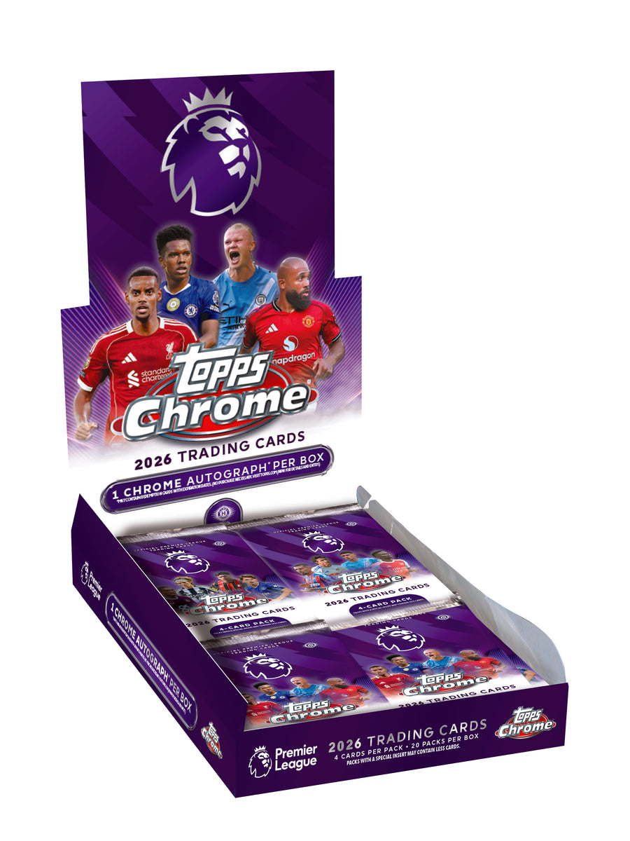 2026 Topps Chrome Premier League Soccer Hobby 12 Box Case Break #7 ...