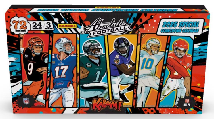 2025 Panini Absolute Football Countdown Calendar 8 Box Case Break #1 ...