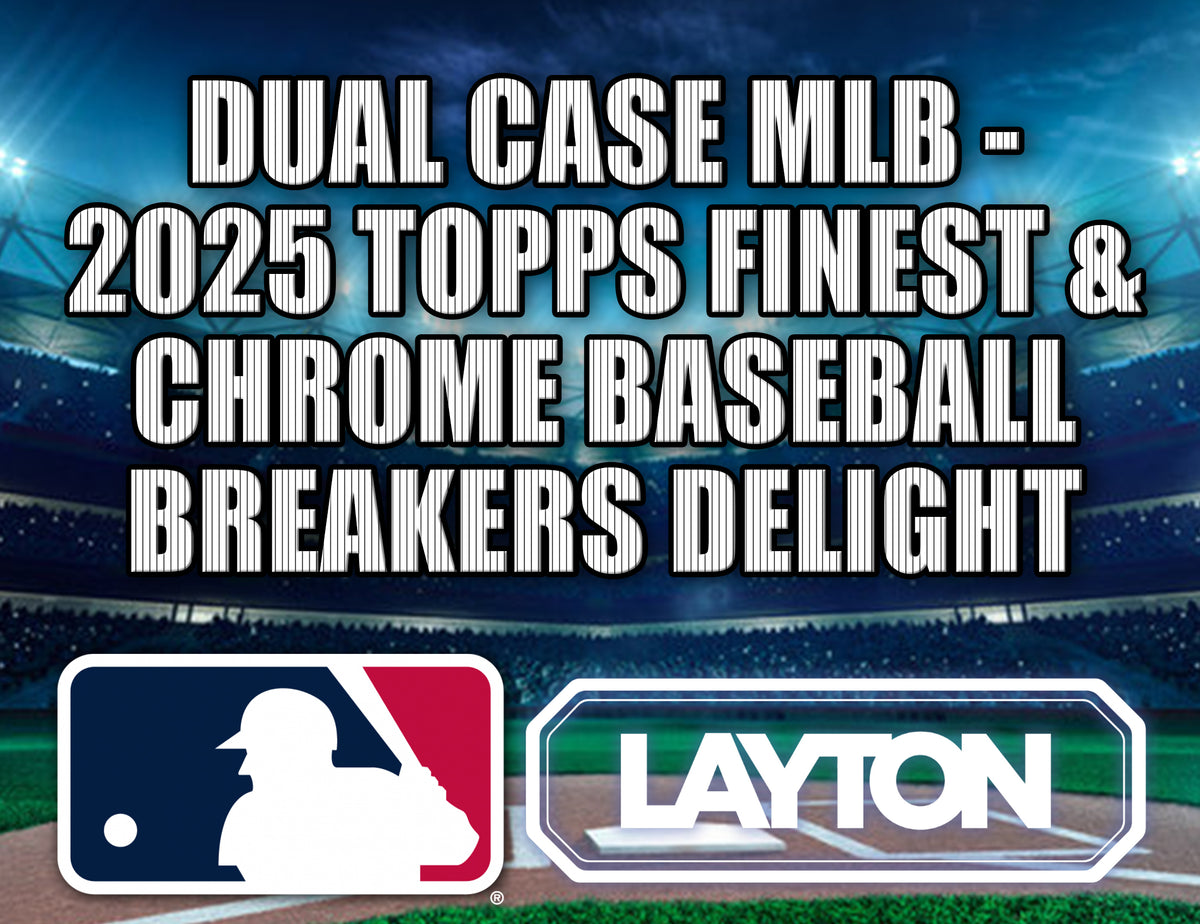 Dual Case MLB - 2025 Topps Finest & Chrome Baseball Breakers Delight #2 ...