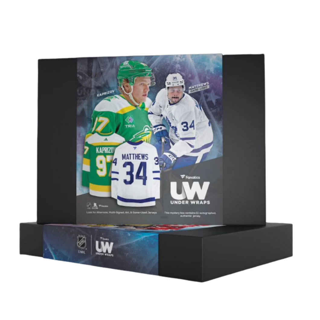 2025 Fanatics Under Wraps NHL Hockey Jersey 6 Box Case Break #1 ...